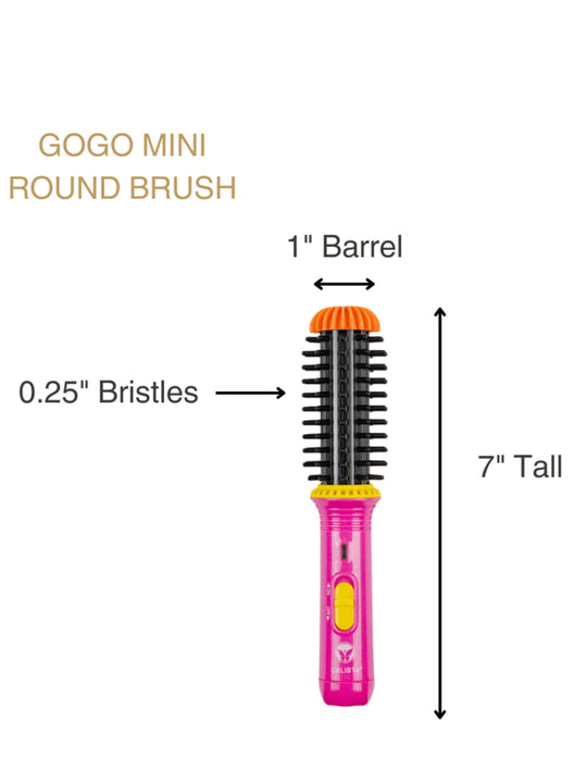 GoGo Mini Heated Round Styling Brush – Calista Tools