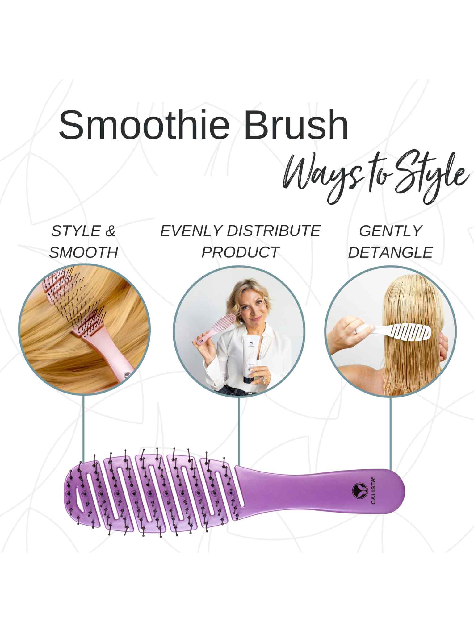 Calista Smoothie Flex-Brush for Wet & Dry Hair – Calista Tools
